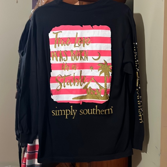 Simply Southern | Tops | New Simply Southern Christmas Shirt | Poshmark